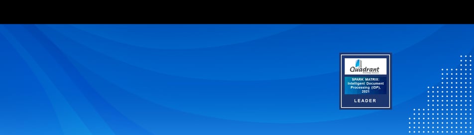 Quadrant SPARK Matrix for Intelligent Document Processing (IDP), 2021