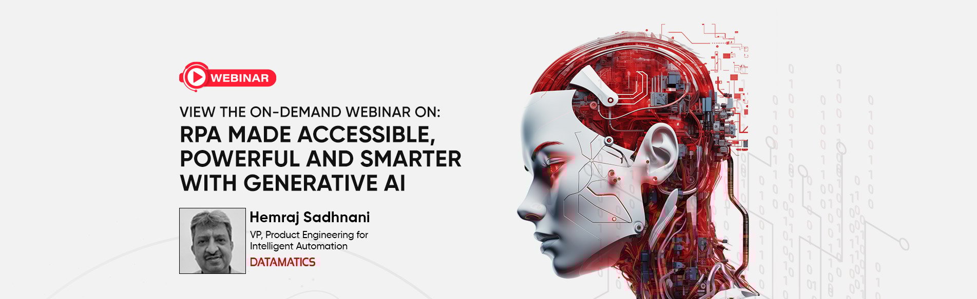 Generative AI in Robotic Process Automation (RPA) - On-demand Webinar