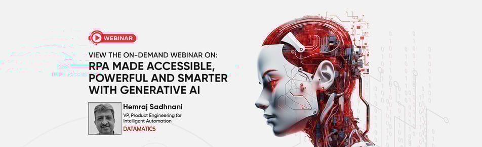Generative AI in Robotic Process Automation (RPA) - On-demand Webinar