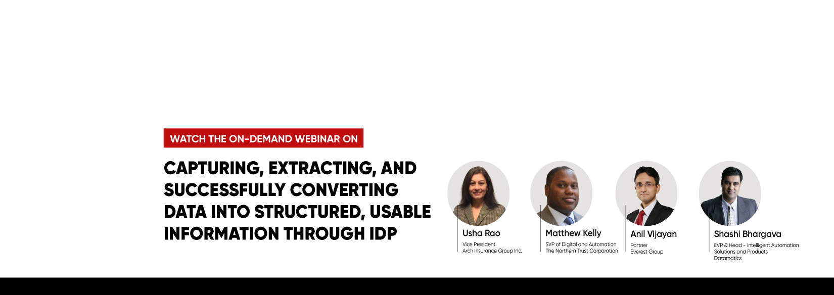 Webinar on IDP: Data capturing, extracting converting into usable ...