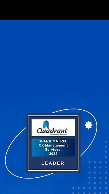 Quadrant SPARK Matrix for CX Management Services, 2022